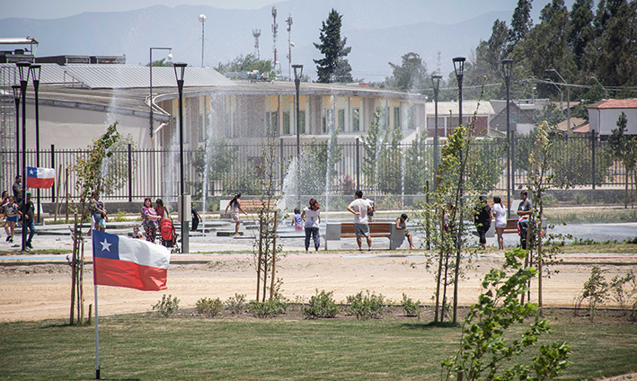 Familias protagonizaron inauguración del Parque Oriente de Rengo