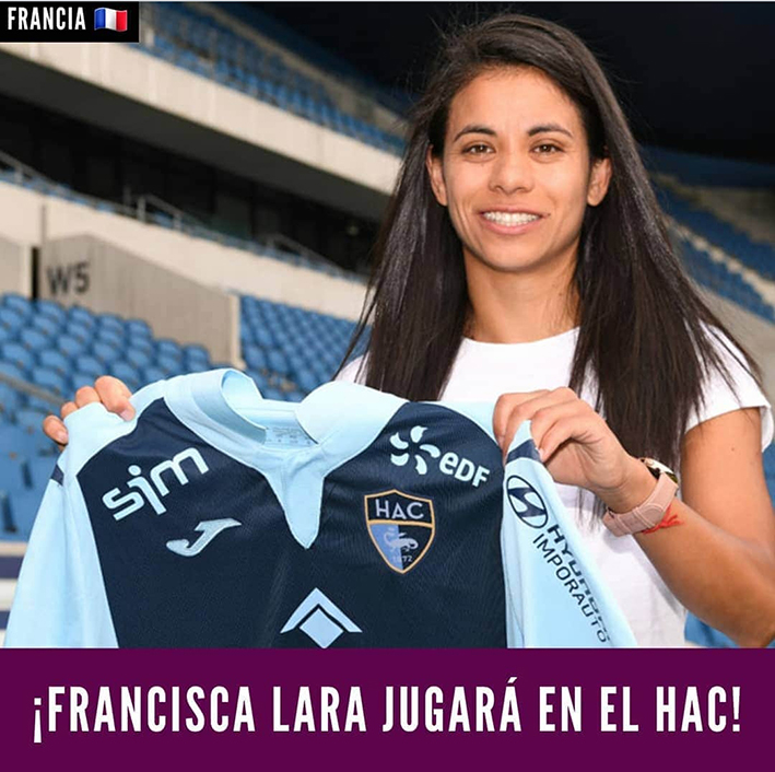 Francisca Lara jugará en el fútbol francés