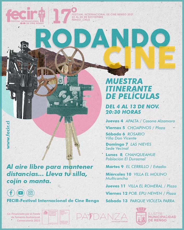 Muestra itinerante de películas "Rodando Cine"