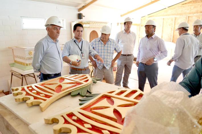 85 % de avance presenta restauración Iglesia Nuestra Señora de La Merced