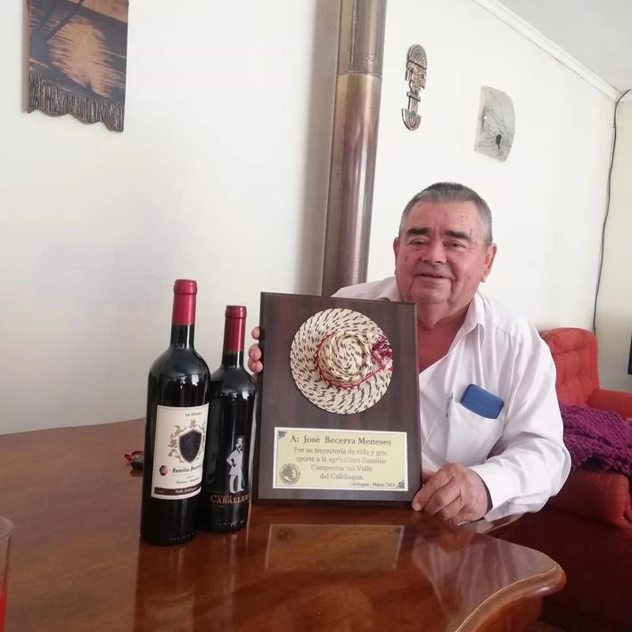 Santacruzano José Becerra Meneses: Empezó a trabajar su viña con solo ...